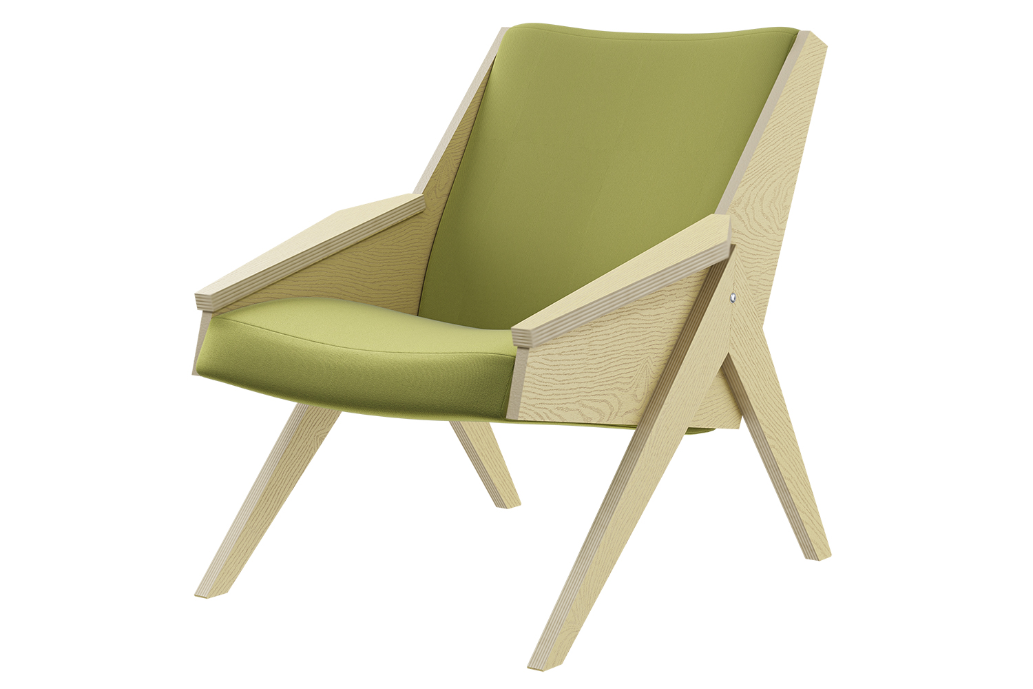 Кресло для отдыха "Амбер Д" шпон дуб, велюр Maxx 652 купить за 9590 руб в Москве - интернет ...